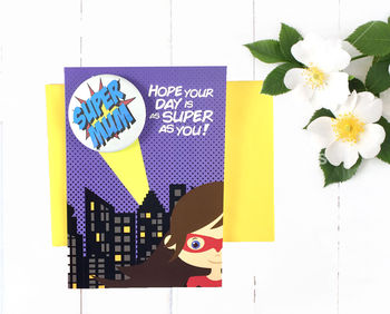 Mother's Day Superhero Card By Colour Me Fun | notonthehighstreet.com