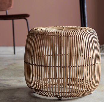 Braided Rattan Stool By The Forest & Co | notonthehighstreet.com