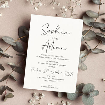 This Is Love Wedding Invitations 10 Pack By Gorgeous Creations ...