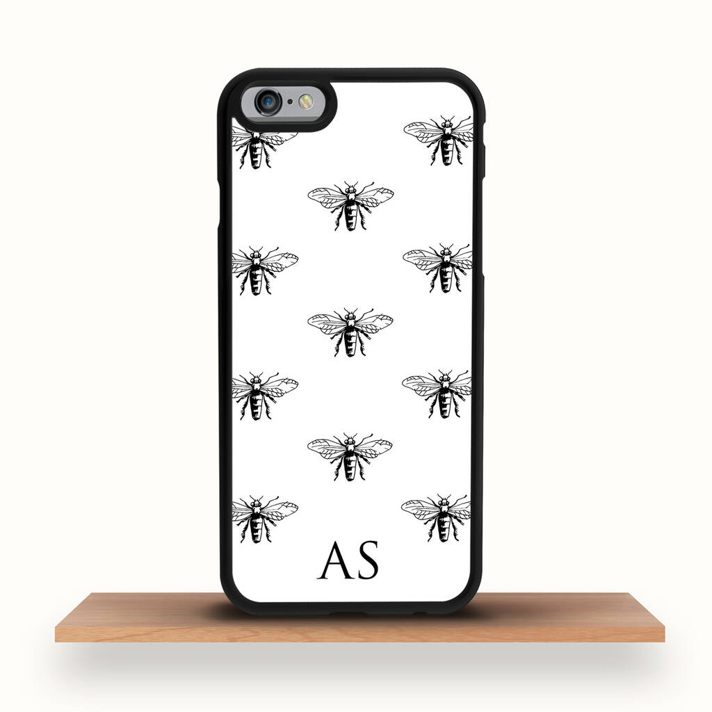 Bee iPhone Case Personalised By Crank | notonthehighstreet.com