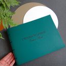 Bespoke Leather Visitors Book Guest Book By Artbox | notonthehighstreet.com