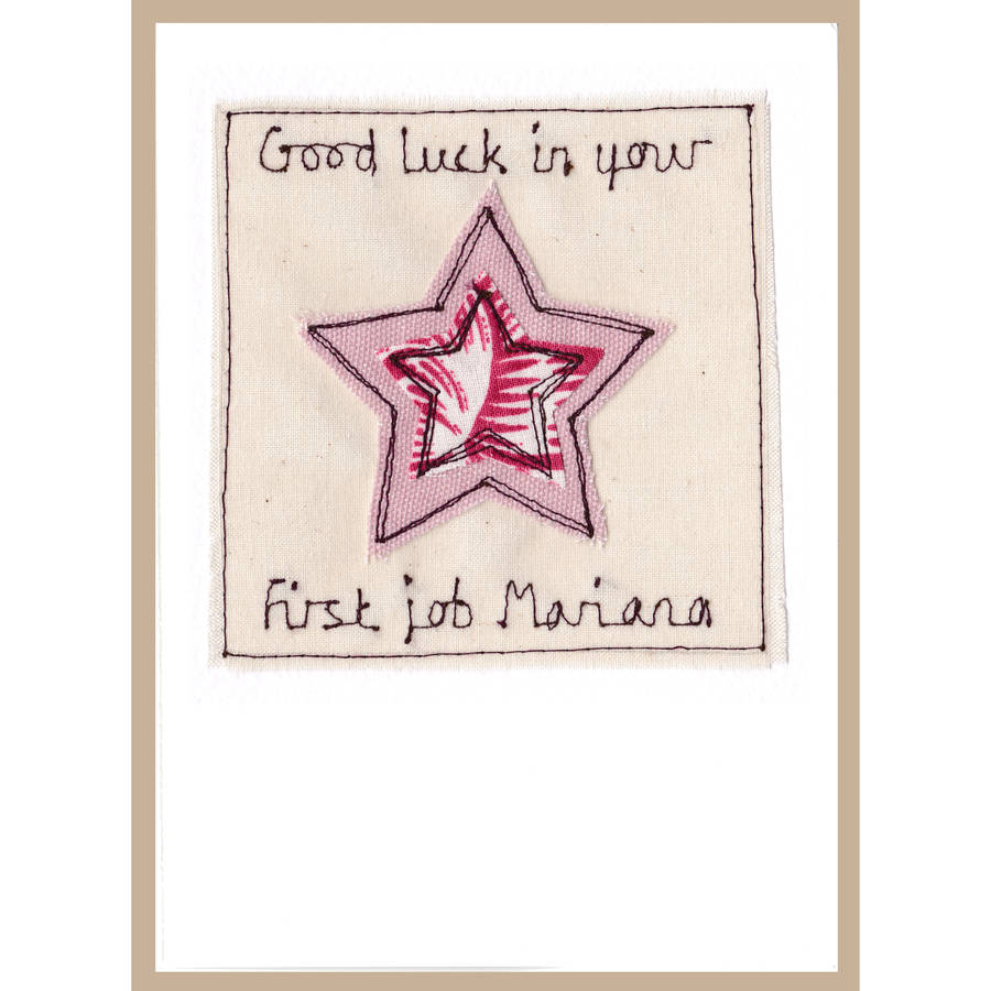 personalised good luck card by milly and pip | notonthehighstreet.com