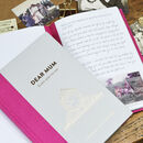 'dear Mum' Journal Of A Lifetime By From You To Me | notonthehighstreet.com