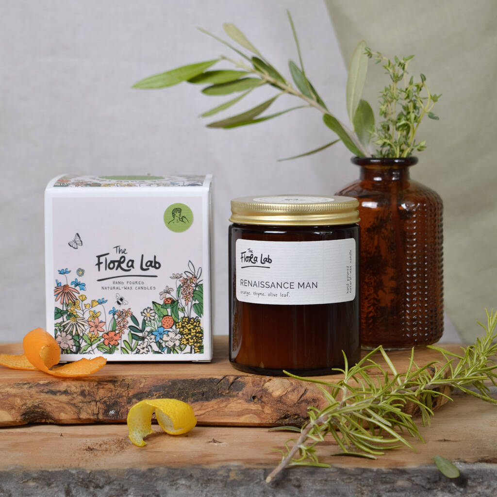 Renaissance Man Natural Wax Candle By The Flora Lab ...