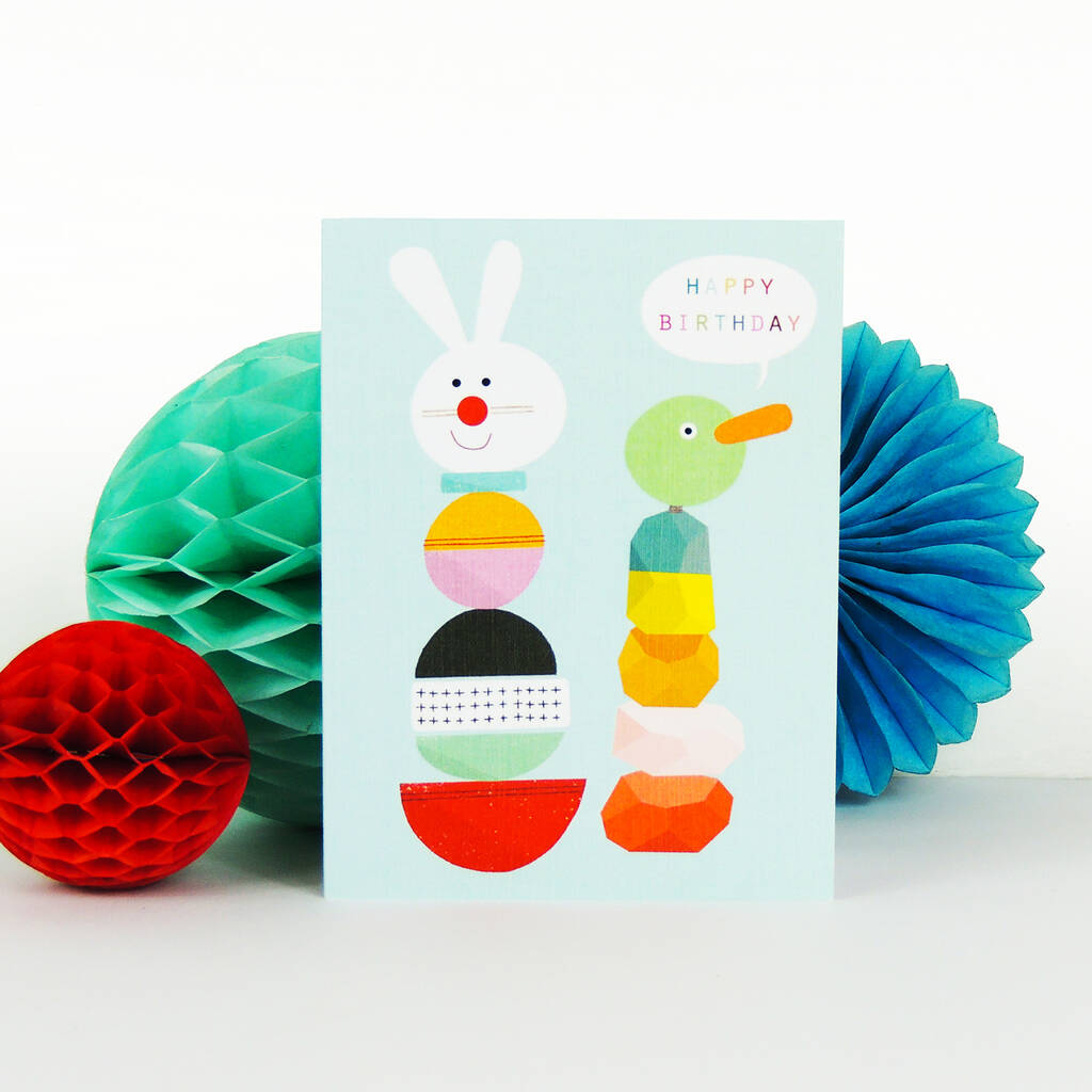 Mini Stacking Blocks Birthday Card By Kali Stileman Publishing ...