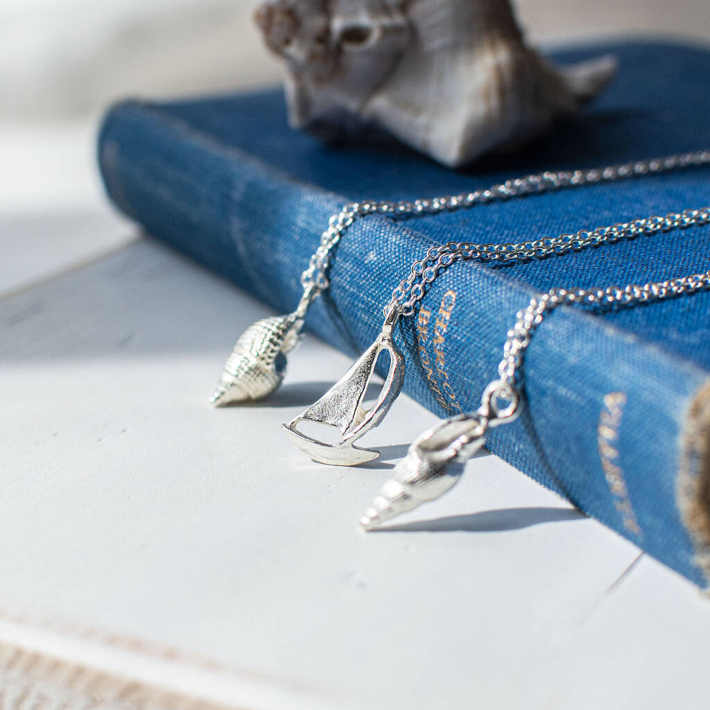 Silver Plated Nautical Necklace By Juju Treasures
