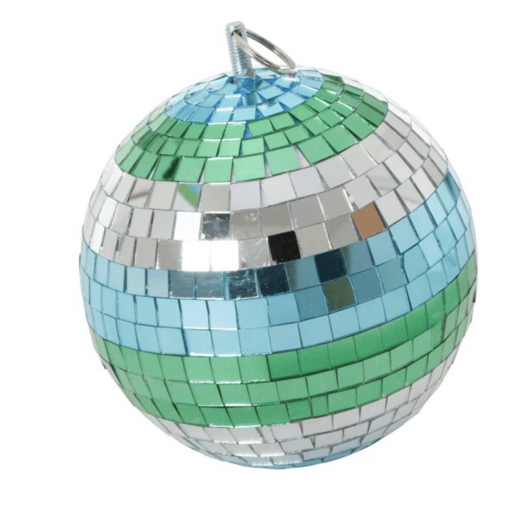 Colour Stripe Mirror Balls By The Best Room | notonthehighstreet.com