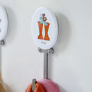 personalised welly boot coat hook by this is nessie ...