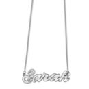 Personalised Name Necklace With Crystal By Anna Lou Of London ...