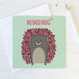 Cute Hedgehog Thank You Card / Love Card By Wink Design ...