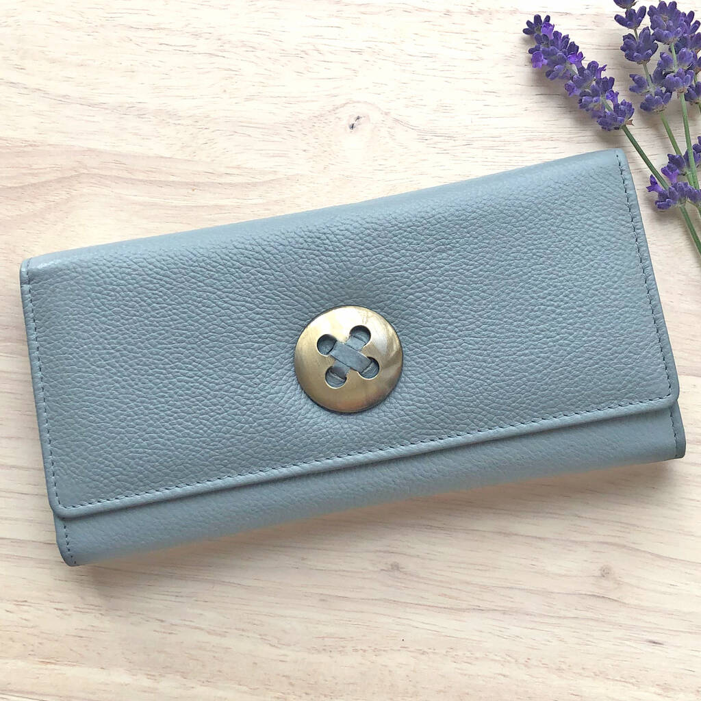 Women's Large Genuine Leather Purses By Holly Rose | notonthehighstreet.com
