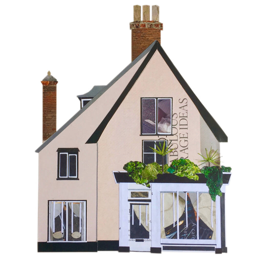 Personalised 'Favourite Place' Collage Illustration By Soodle Street Studio