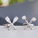 Rowing Oars Cufflinks By Penelopetom | notonthehighstreet.com