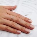 Sterling Silver Infinity Crossover Ring By Marion Made Jewellery ...