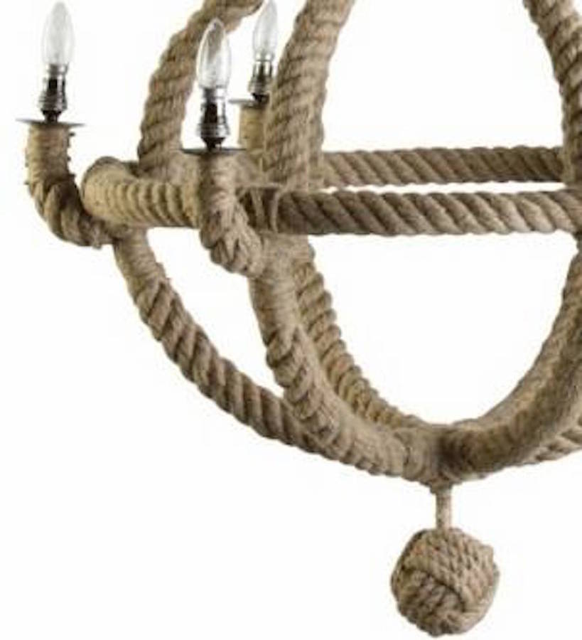 Natural Rope Chandelier By The Best Room | notonthehighstreet.com