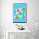 Alright Treacle Retro Style Typography Poster By Tea One Sugar ...