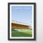 Norwich City Carrow Road Poster By Matthew J I Wood Design & Illustration
