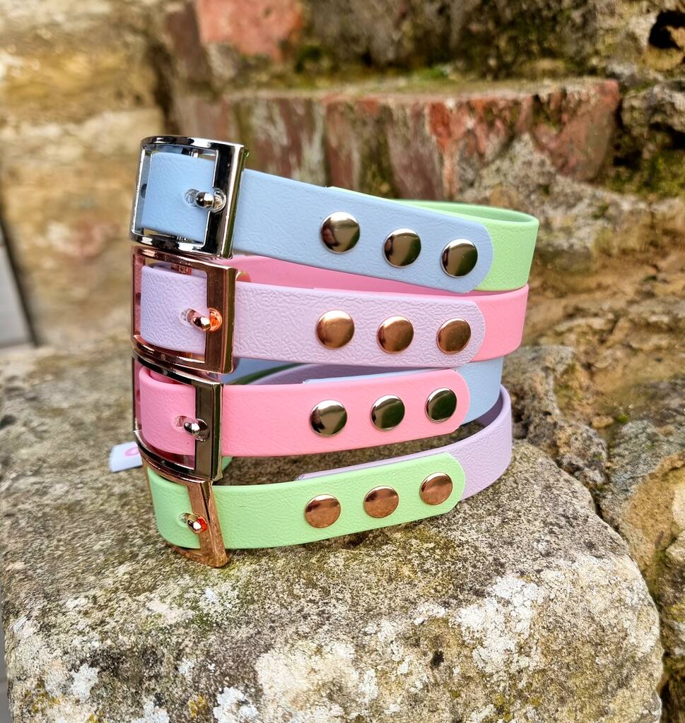 Two Coloured Biothane® Dog Collar By Trinkety Paws | notonthehighstreet.com