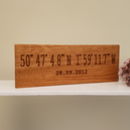 Romantic Engraved Oak Location Sign By Winning Works ...