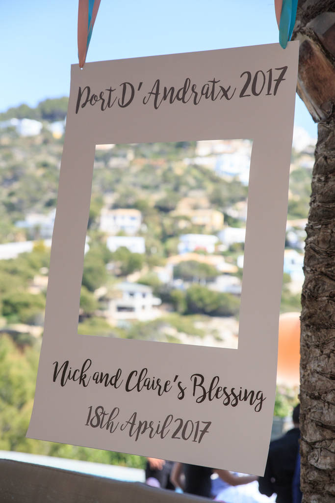Personalised Wedding Selfie Frame By Pink Biscuits