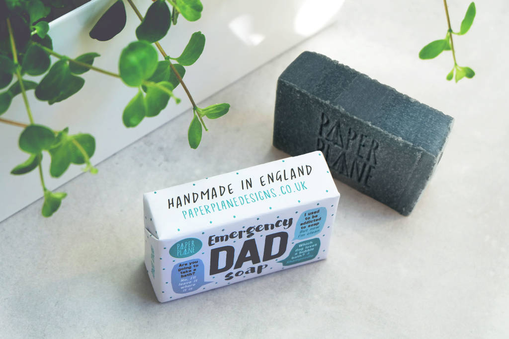 Emergency Dad Soap 100% Natural Vegan Soap Bar By Paper Plane ...