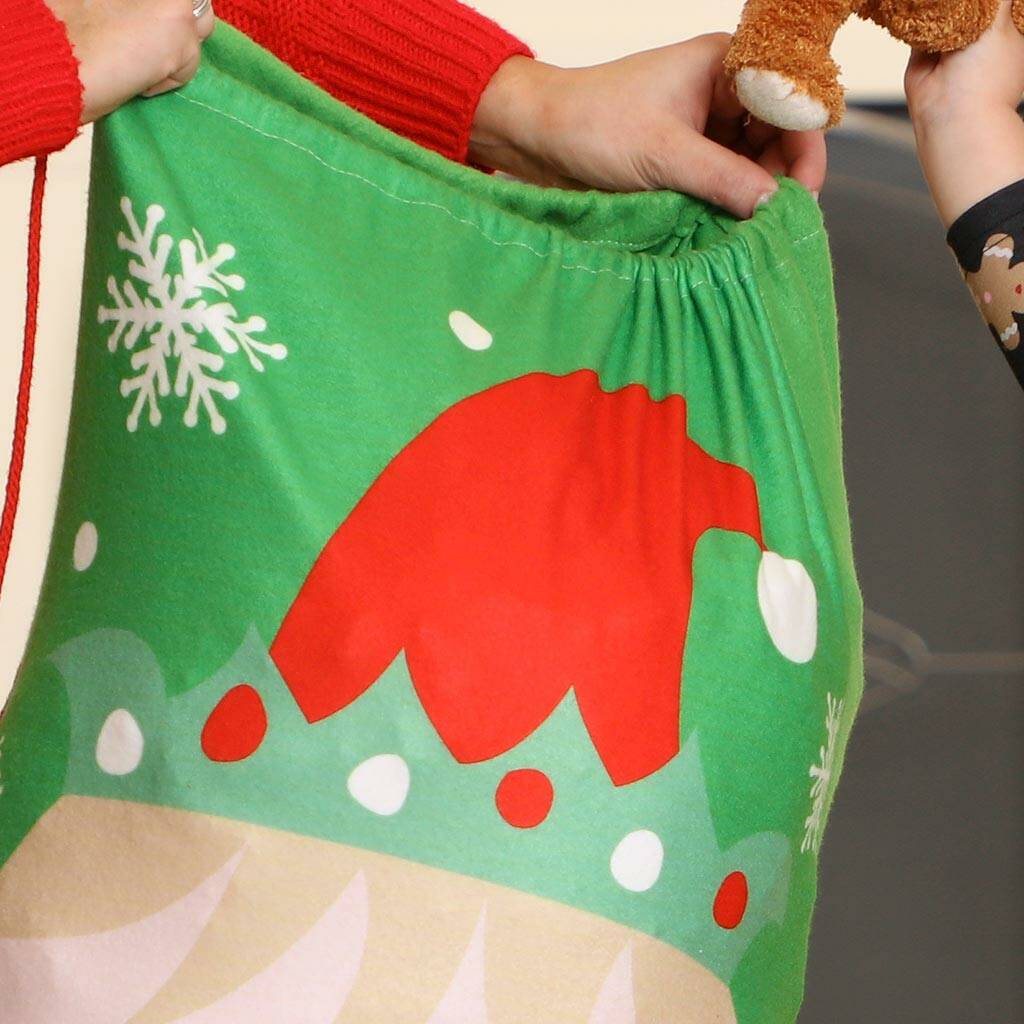 Christmas Characters Present Sack By Dibor | notonthehighstreet.com