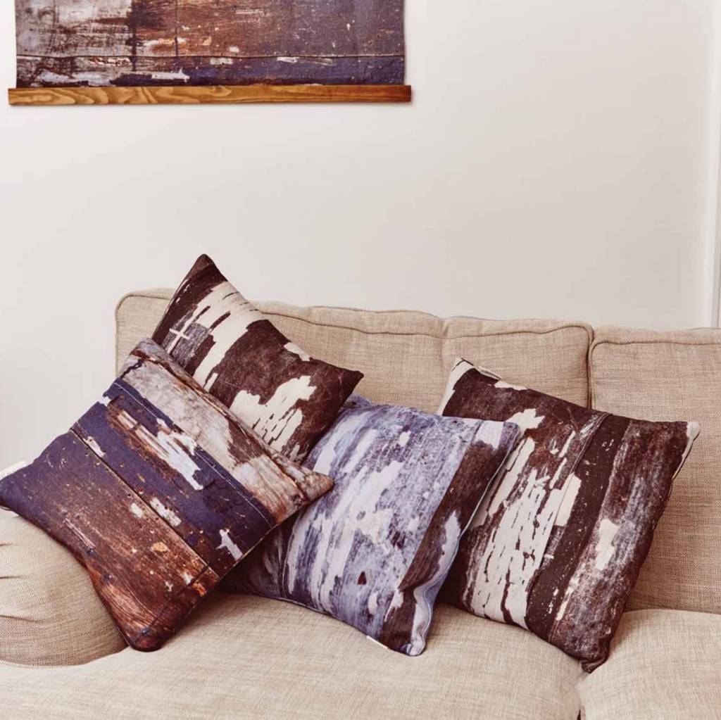 monochrome statement linen cushion by ruth holly | notonthehighstreet.com