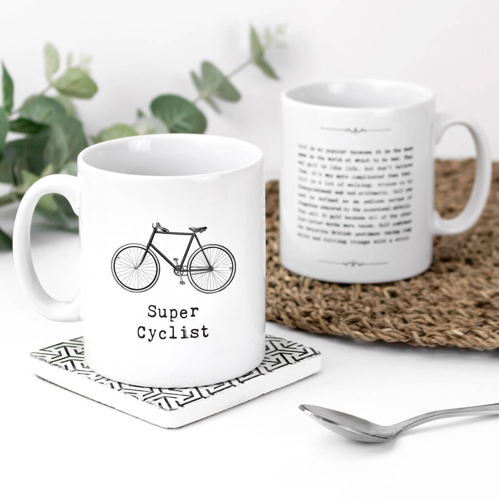 Cycling Gift Cyclists Mug By Coulson Macleod | notonthehighstreet.com