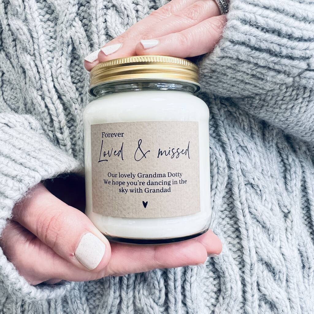 Remembrance, Memorial Gift Set By Lollyrocket Candle Co ...