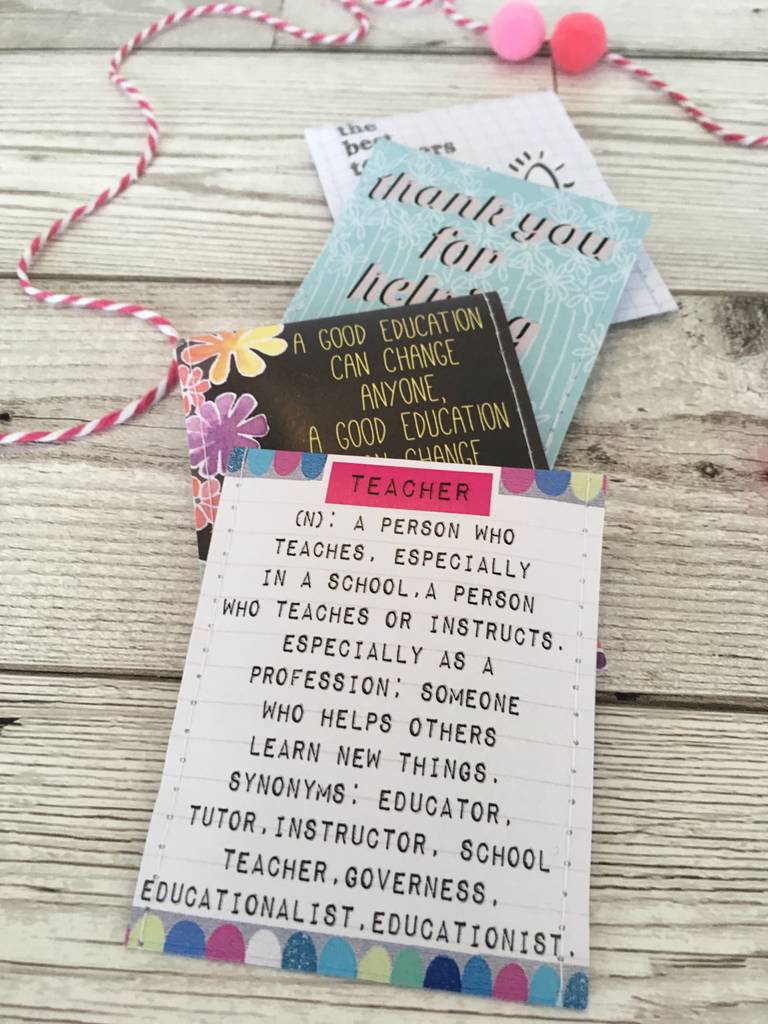 teacher tea gift by victoria mae designs | notonthehighstreet.com