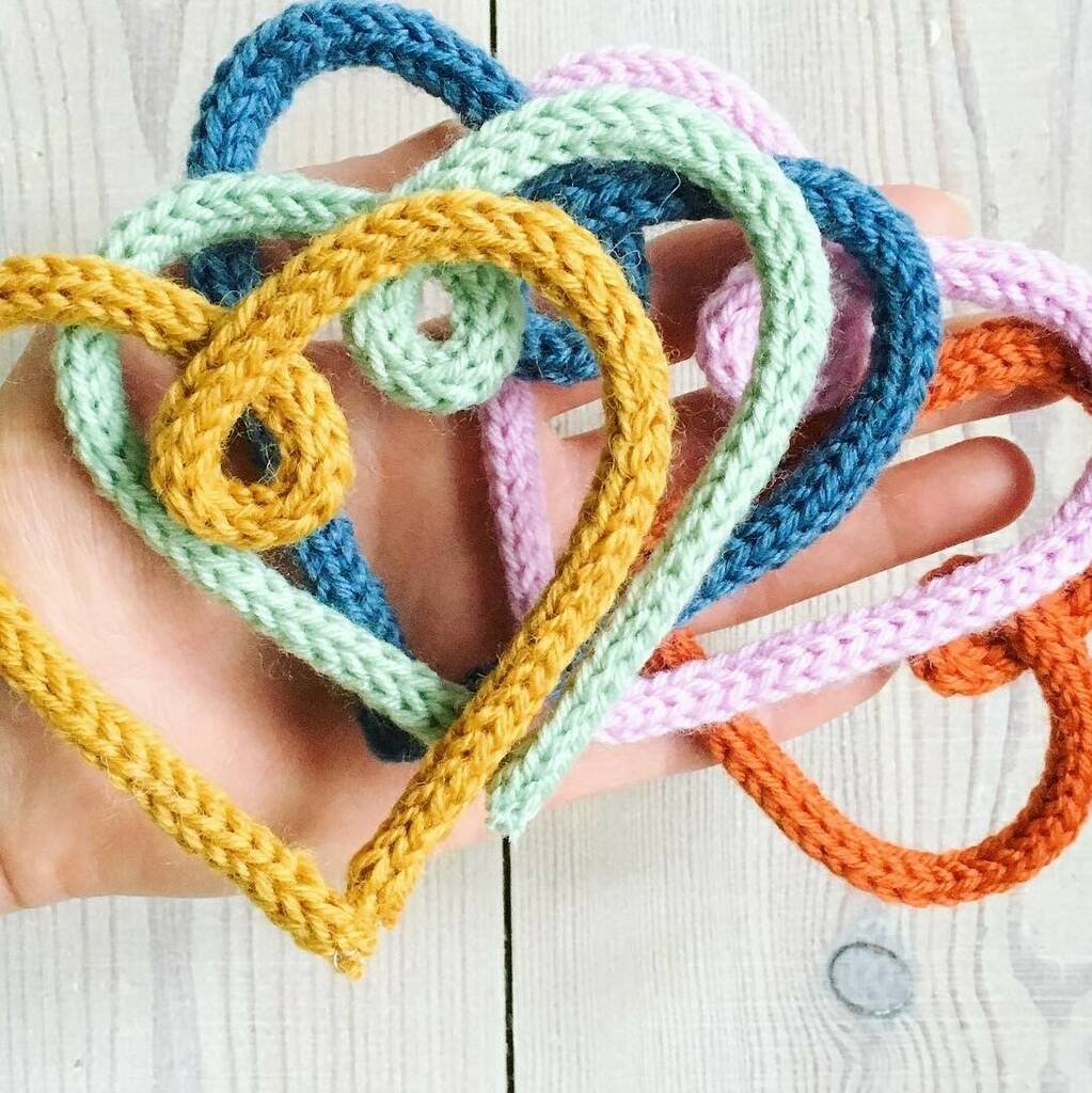 Knitted Wire Heart By 'by Alex' | notonthehighstreet.com