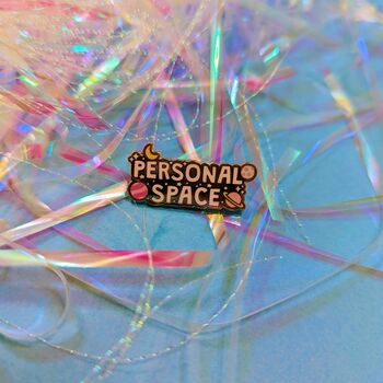 Personal Space Enamel Pin By Quinn's Pins | notonthehighstreet.com