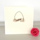 Cariad Handmade Card By Chapel Cards | notonthehighstreet.com