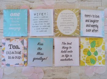 Wedding Countdown Tea Gift Set For Bride By victoria mae designs ...