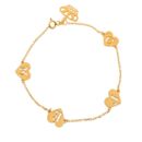 Heart Token Bracelet By Anna Lou Of London | notonthehighstreet.com