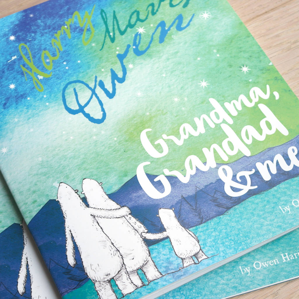 personalised grandparent and me book by letterfest | notonthehighstreet.com