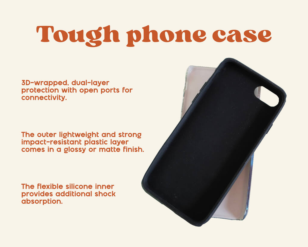Good Vibes Tough Phone Case By Lauren Beth Designs