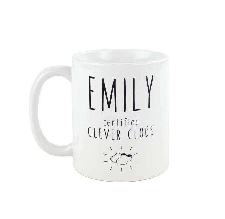 Clever Clogs Personalised Graduation Mug By Ellie Ellie