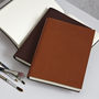 Personalised Leather A4 Notebook By Life of Riley | notonthehighstreet.com