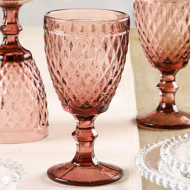 Four Wine Glasses And Personalised Gift Box By Dibor ...
