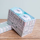 little love snuggle hamper, blue by babyblooms | notonthehighstreet.com