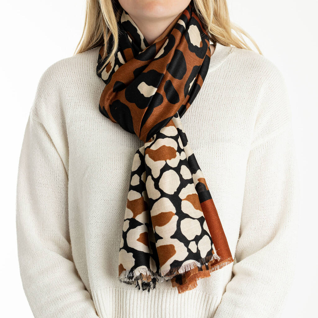Leopard Scarf By Hayley & Co | notonthehighstreet.com