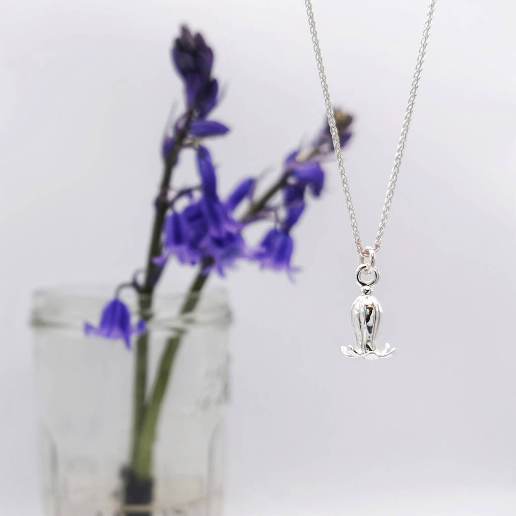 Bluebell Solid Silver Necklace By Scarlett Off The Map Jewellery ...