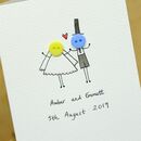 Personalised 'button Wedding' Handmade Card By Hannah Shelbourne ...