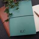 Personalised Monogram Leather Journal By Artbox | notonthehighstreet.com