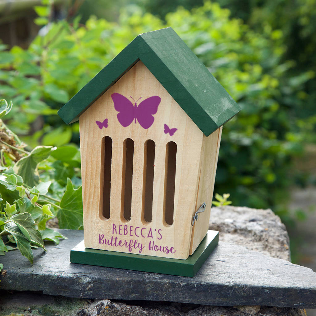 personalised wooden butterfly house by jonny's sister ...