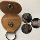 Personalised Leather Hidden Photo Disk Key Ring By Meenymineymo ...