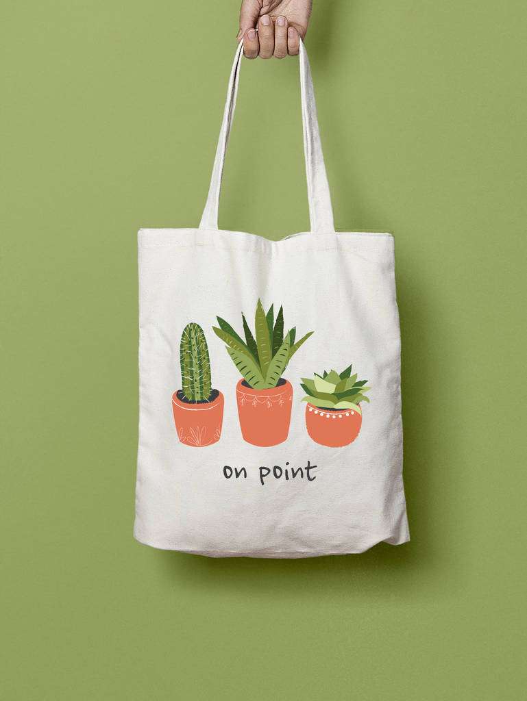 On Point Cactus Succulent Tote Bag By Stephanie B Designs Notonthehighstreet on-point-cactus-succulent-tote-bag-by-stephanie-b-designs-notonthehighstreet