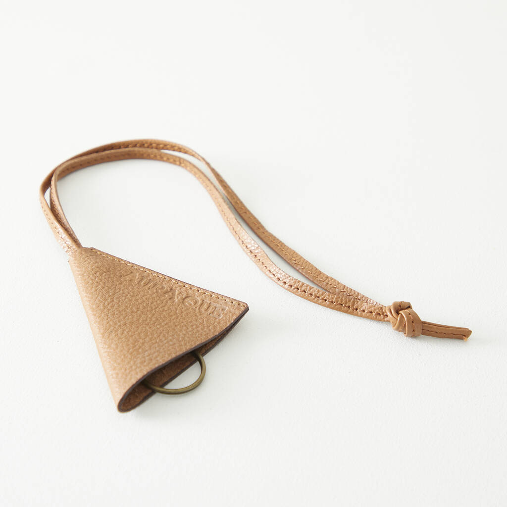 Fair Trade Handcrafted Leather Keychain Keyring By Aura Que ...