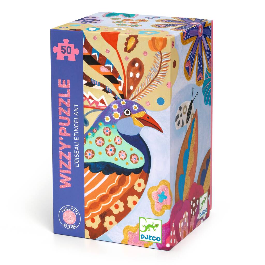 Sparkling Bird Glitter Jigsaw Puzzle By Crafts4Kids ...